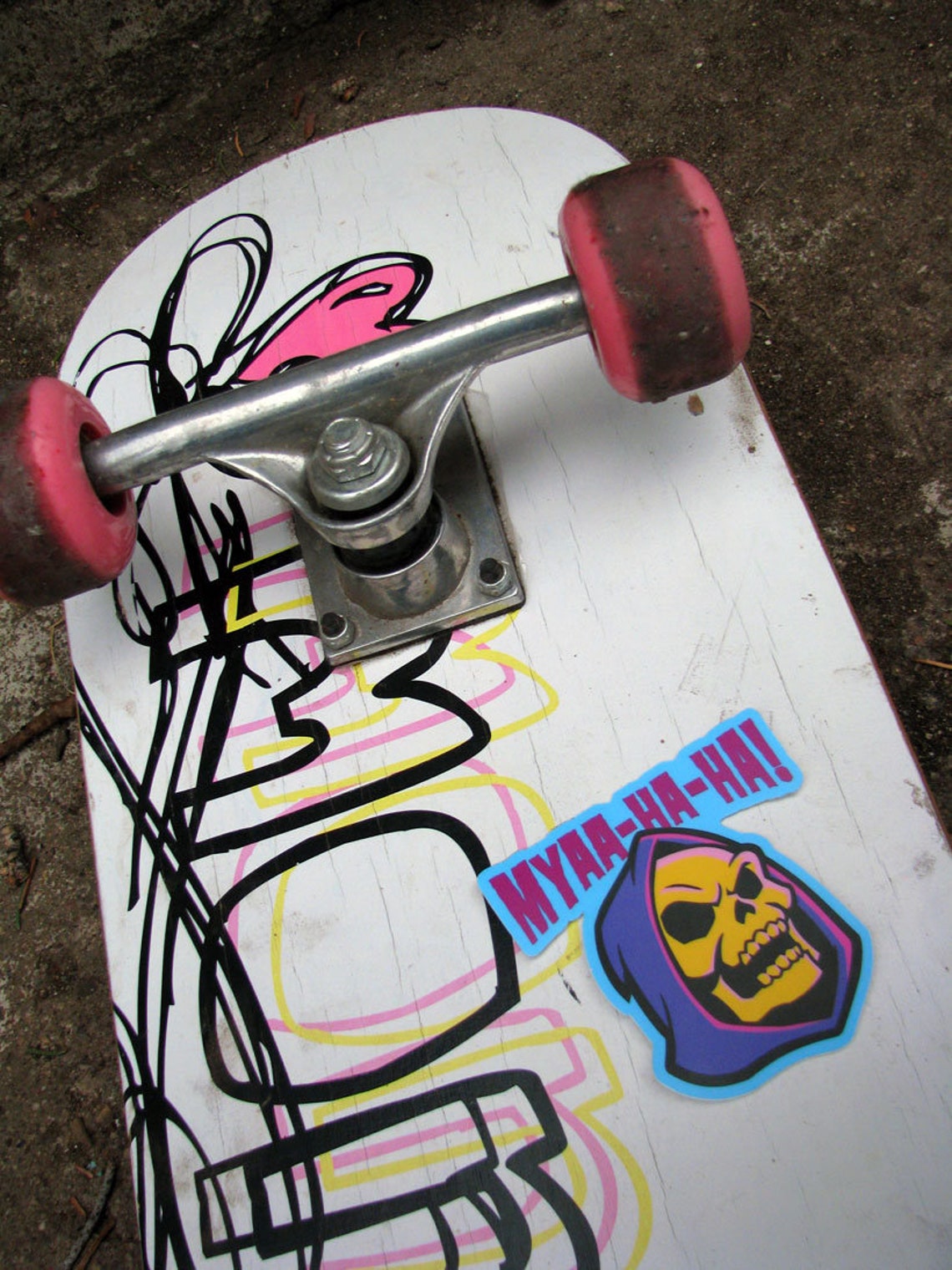 Skeletor Laughing Vinyl Sticker Die Cut MOTU Masters of the - Etsy