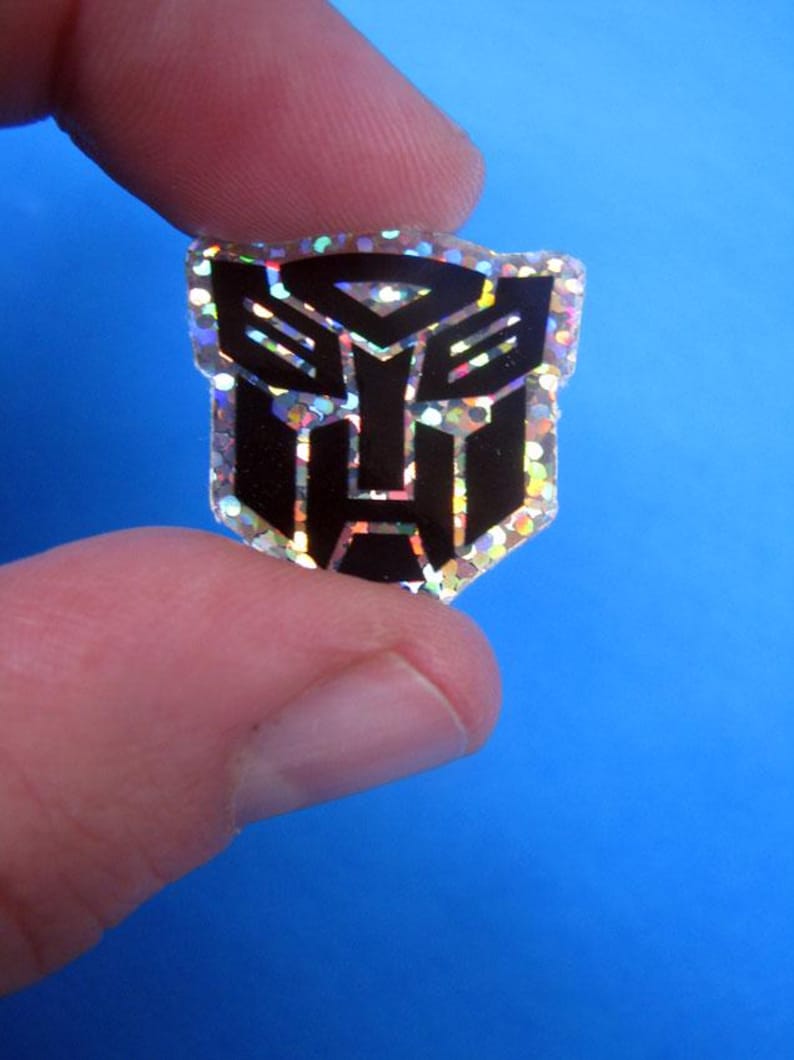 Autobot & Decepticon 1" Mini Stickers Set - Transformers Faction Logos ...