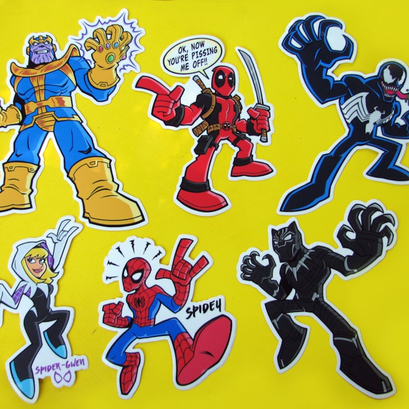 Thanos Stickers - Etsy