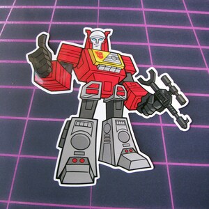 Blaster & Soundwave Vinyl Decal Set - 5.5" Transformers Cassette ...