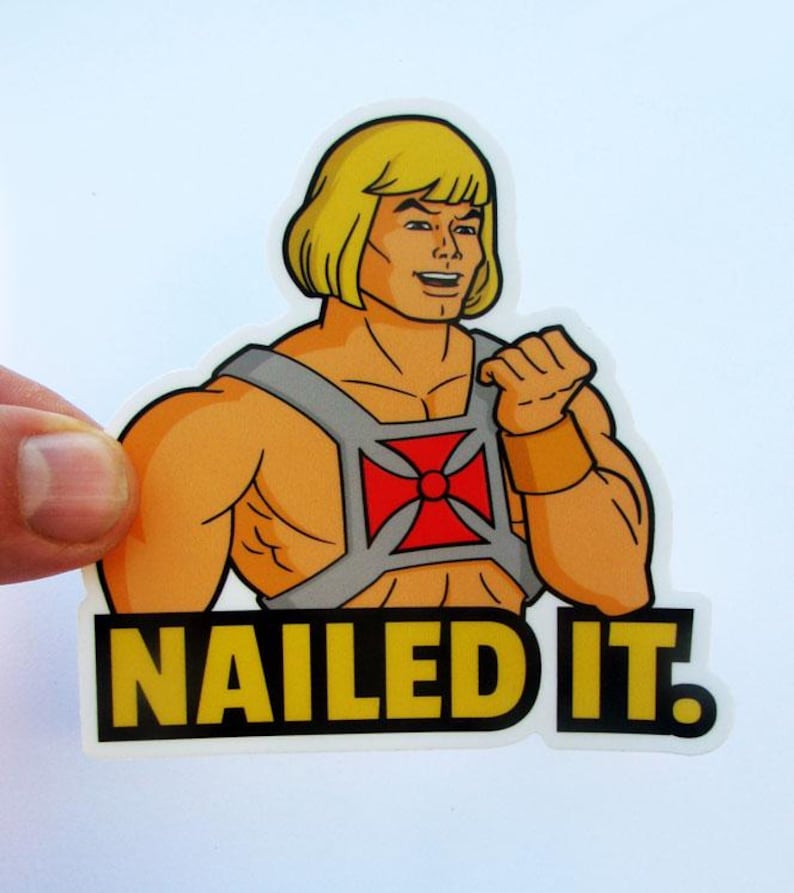 MOTU Vinyl Sticker Set: He-man, Skeletor, Orko Decals - Etsy