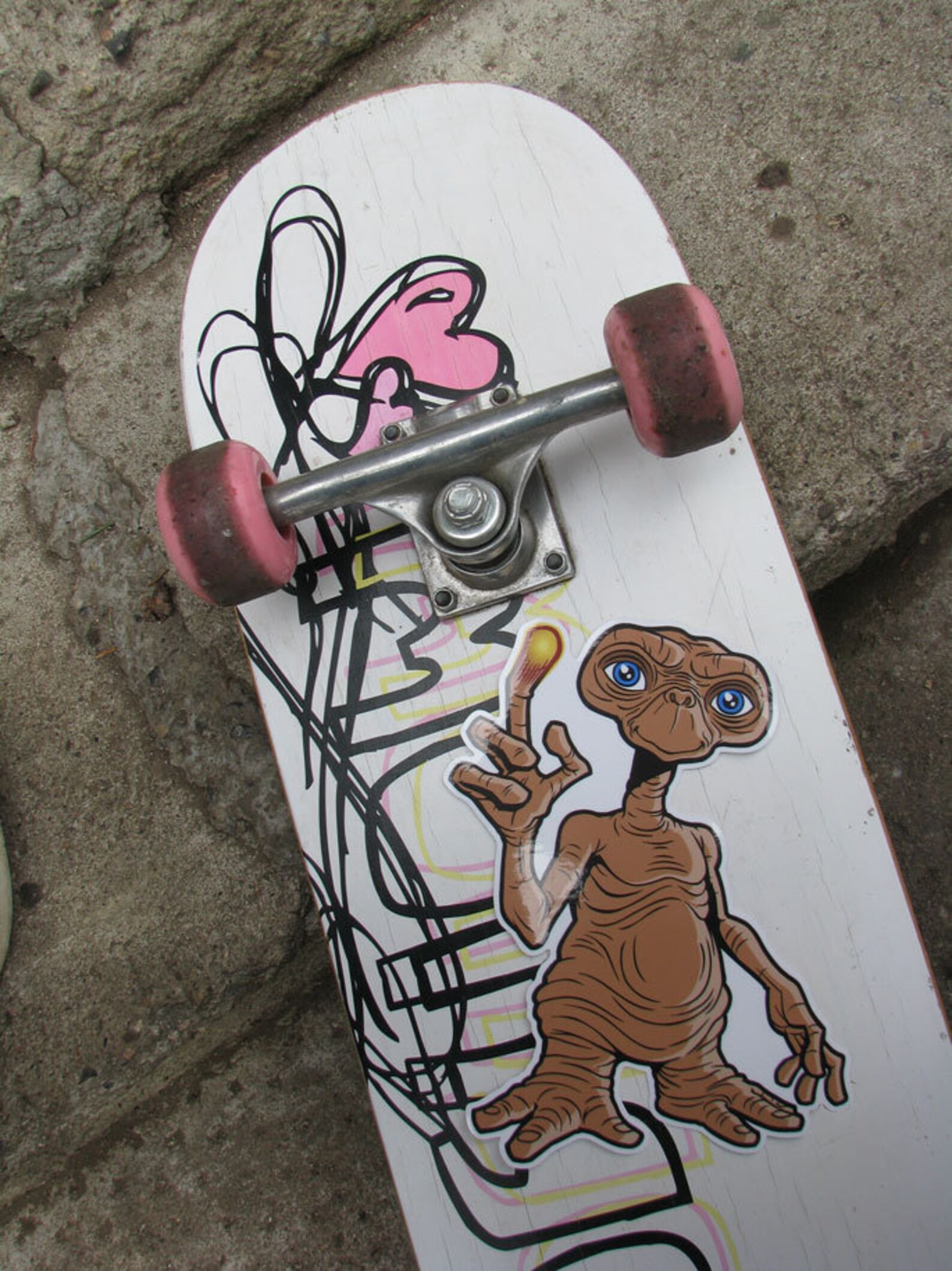 E.T. JUMBO Vinyl Sticker E.T. the Extra Terrestrial Movie - Etsy