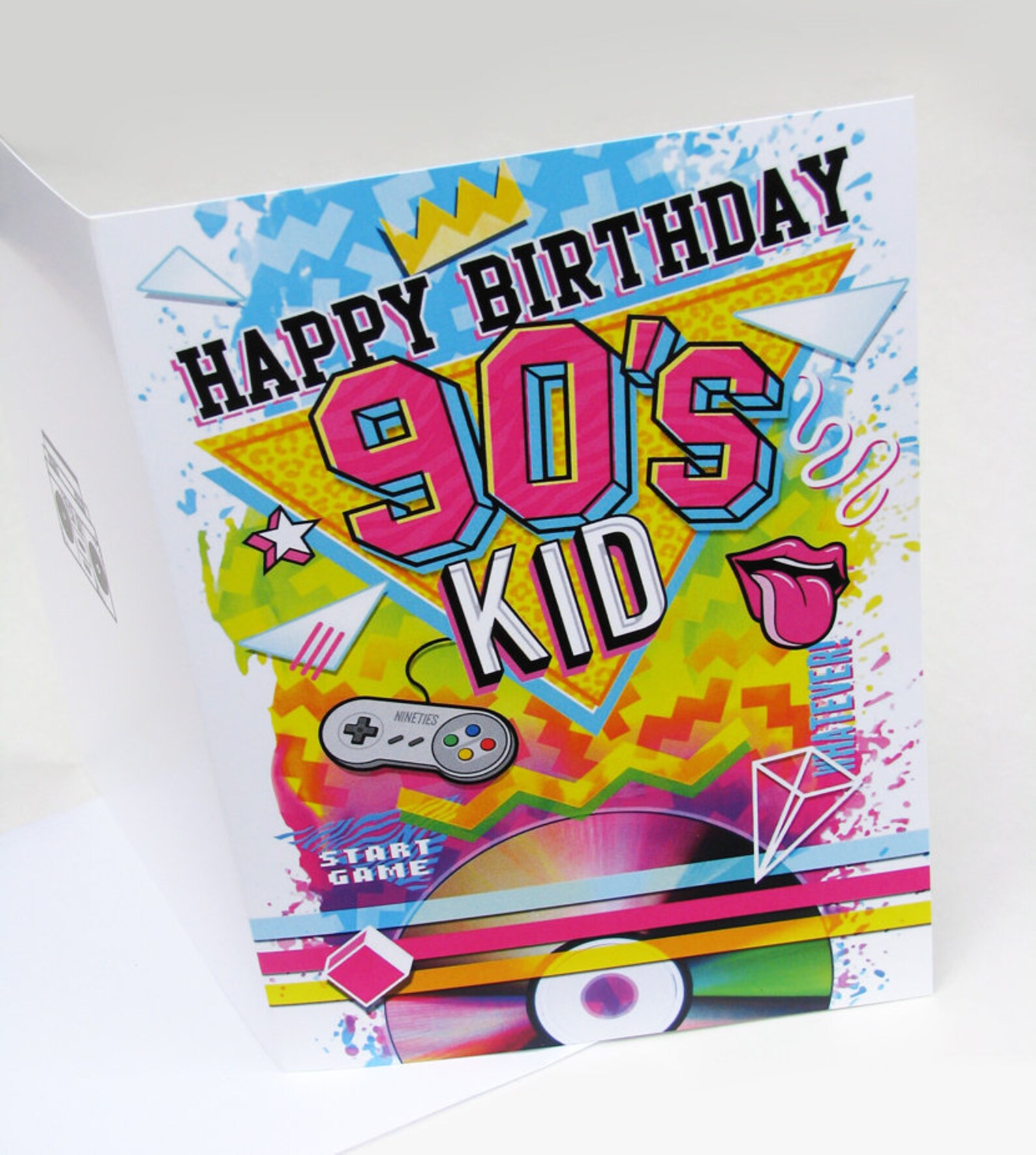 90's Kid Birthday Card Professional Quality Retro | Etsy