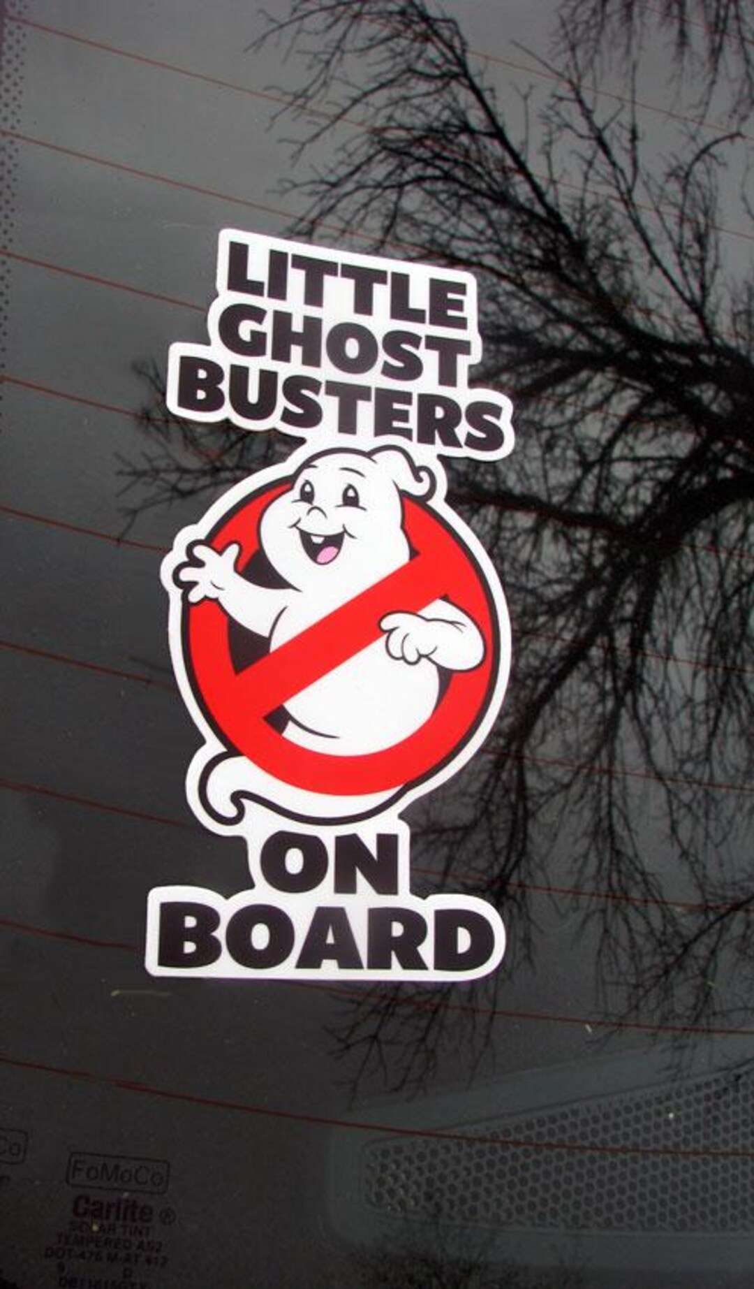 Baby Ghostbusters on Board Car Decal, Vinyl Sticker - Etsy