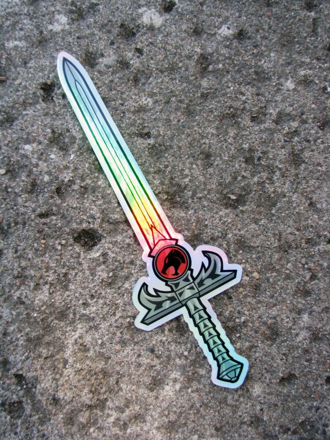 Sword of Omens Holographic Metallic Thundercats Sticker & Logo Sticker ...