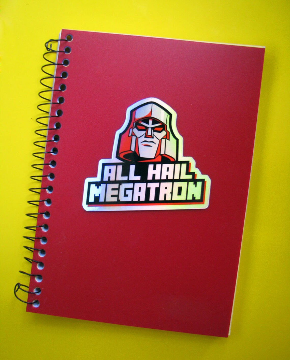 Megatron Holographic Sticker - Transformers Die Cut Decal for Laptop ...