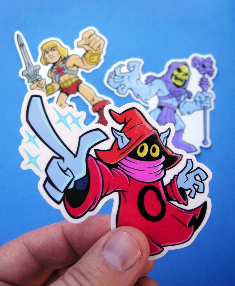 Masters of the Universe Stickers Premium Vinyl Decals | Etsy