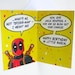 Deadpool Birthday Card Marvel Comics Professional Quality Greeting Card ...