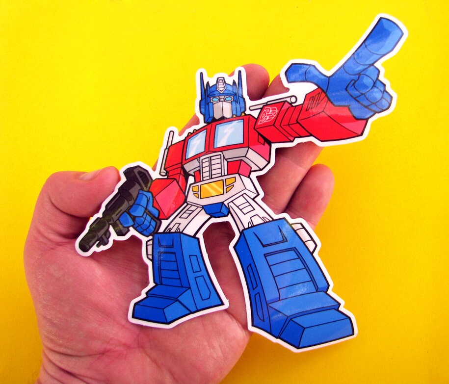 Optimus Prime Megatron Vinyl Stickers Starscream Grimlock - Etsy Canada