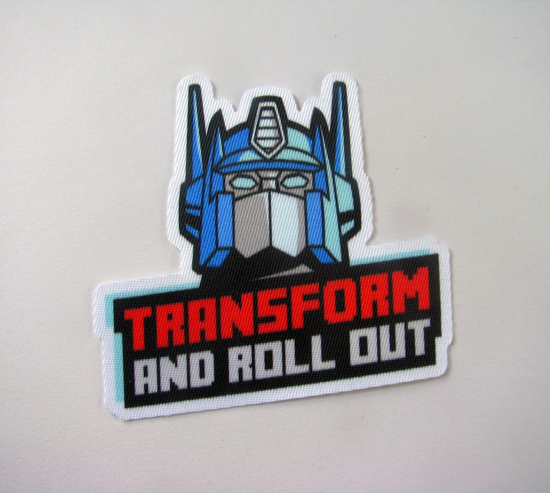 Optimus Prime Fabric Sticker: Transformers Autobot Decal - Etsy