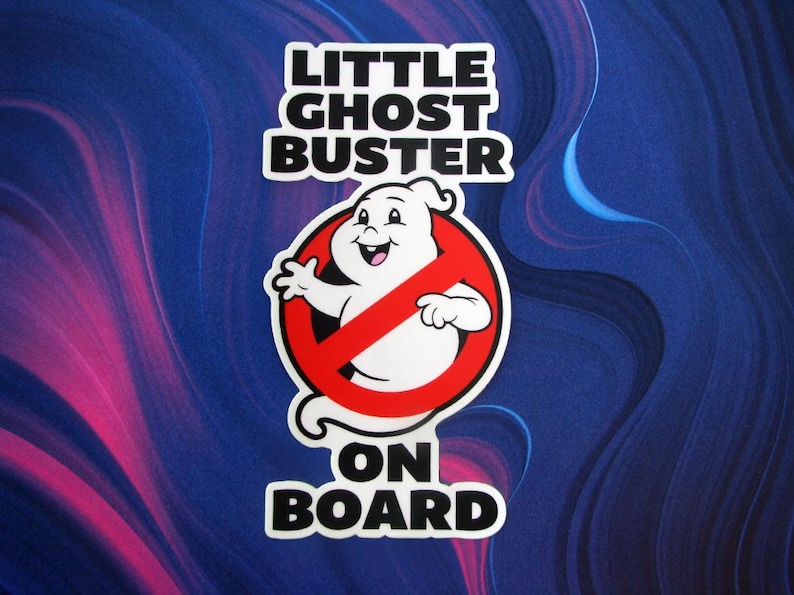 Baby Ghostbuster on Board Car Decal – Vinyl Sticker - Etsy