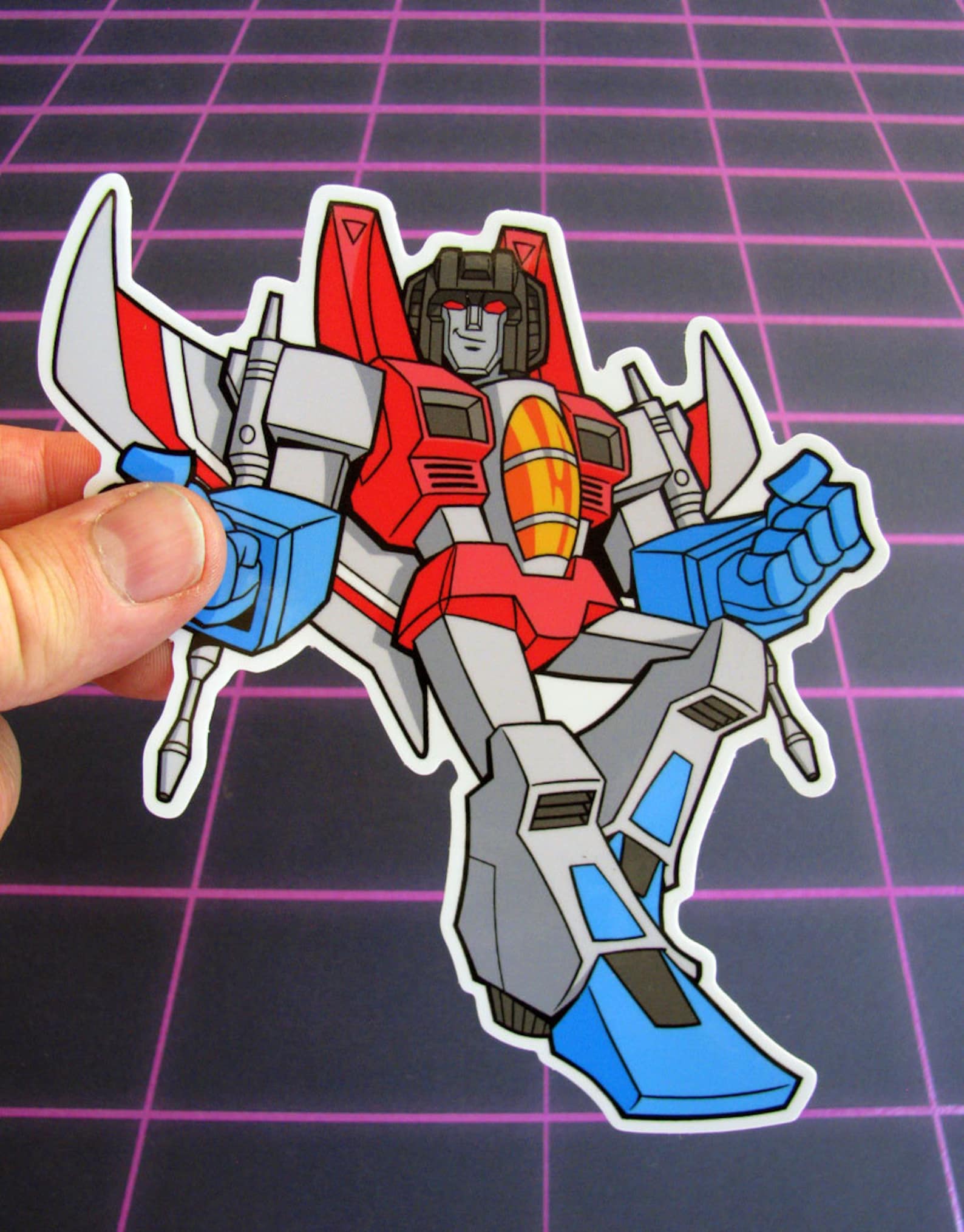 Optimus Prime Megatron Vinyl Stickers Starscream Grimlock - Etsy