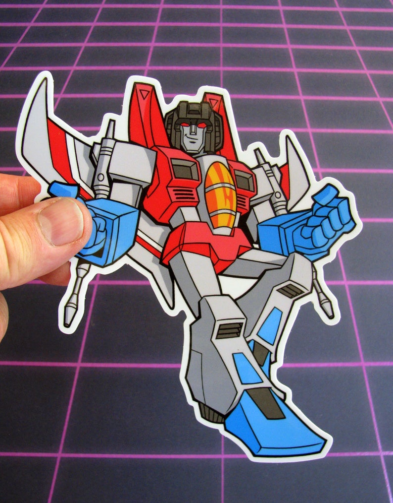 Optimus Prime Megatron Vinyl Stickers Starscream Grimlock - Etsy