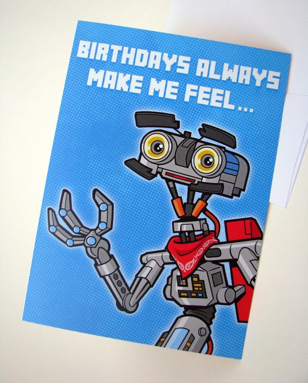 Johnny Five Birthday Card - Short Circuit Greeting Card (5x7) - Etsy
