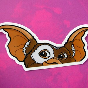 Peeking Gizmo Transparent Sticker Clear Die Cut Gremlins Decal for Car ...