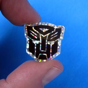 Autobot & Decepticon 1" Mini Stickers Set - Transformers Faction Logos ...