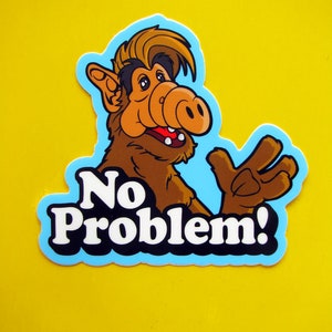 ALF Vinyl Sticker Set - 80s TV ALF Die Cut Decals for Laptop ...