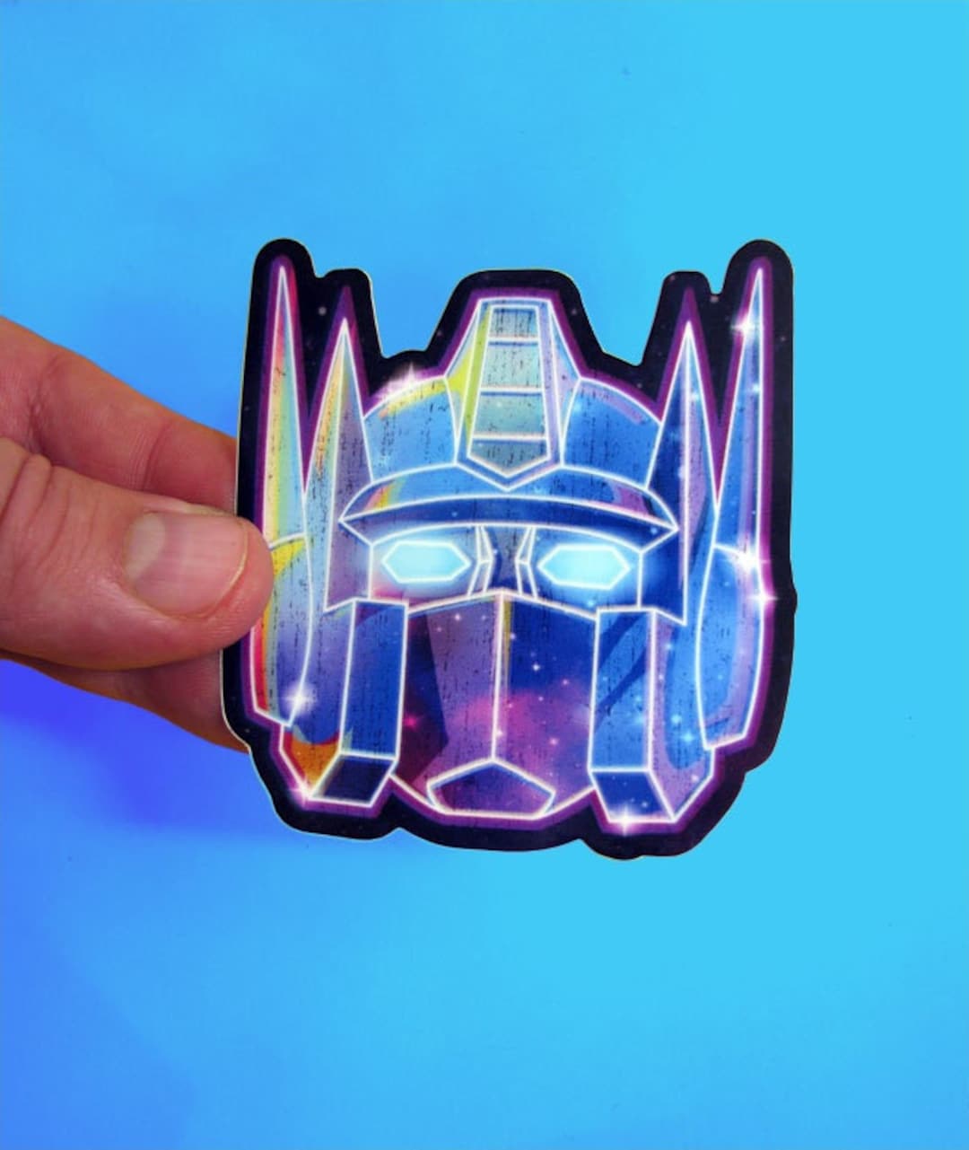 Cosmic Optimus Prime Sticker - Transformers Vinyl Die Cut Decal for ...