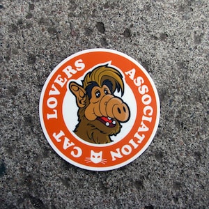 ALF Vinyl Sticker Set - 80s TV ALF Die Cut Decals for Laptop ...