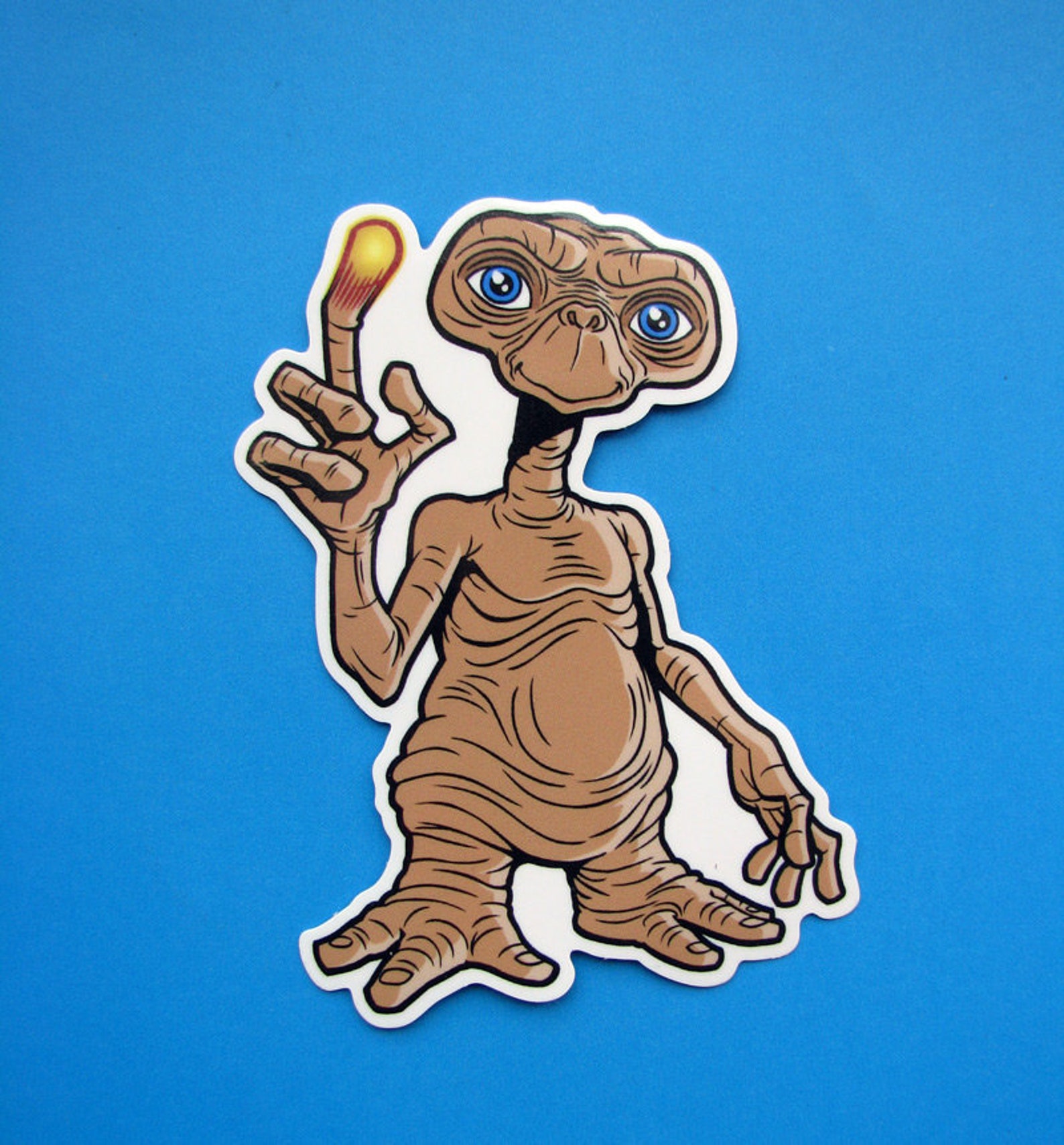 E.T. Vinyl Sticker E.T. the Extra Terrestrial Movie Die Cut - Etsy