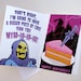 Skeletor Birthday Card - Masters of the Universe Professional Quality ...