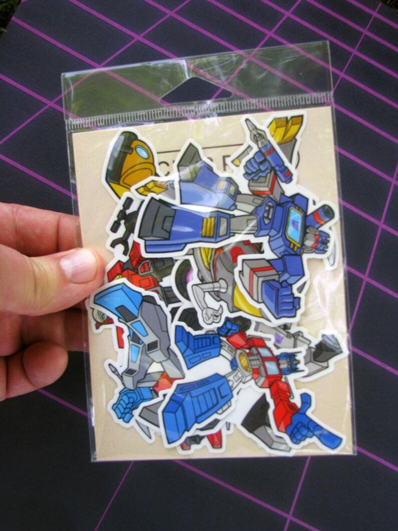 Transformers Vinyl Sticker Pack: Optimus Prime, Megatron, Bumblebee - Etsy