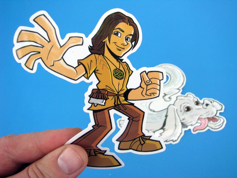 Falkor & Atreyu Vinyl Stickers the Neverending Story Die Cut - Etsy