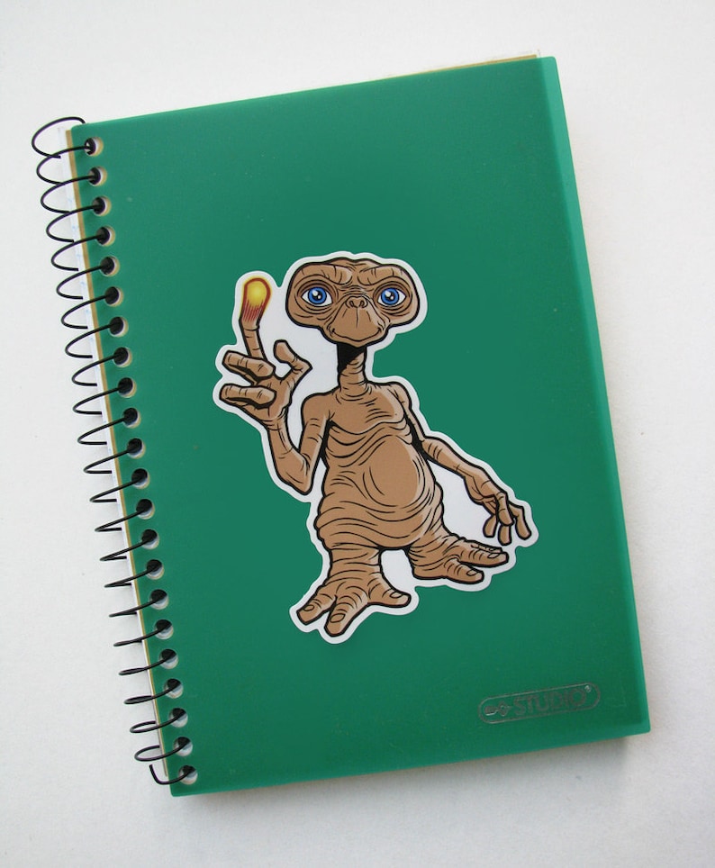 E.T. Vinyl Sticker - E.T. the Extra Terrestrial Movie Die Cut Decal for ...