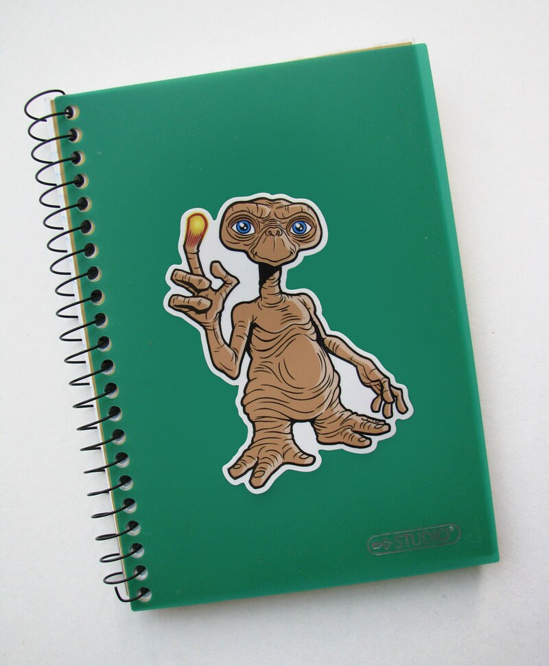 E.T. Vinyl Sticker E.T. the Extra Terrestrial Movie Die Cut - Etsy