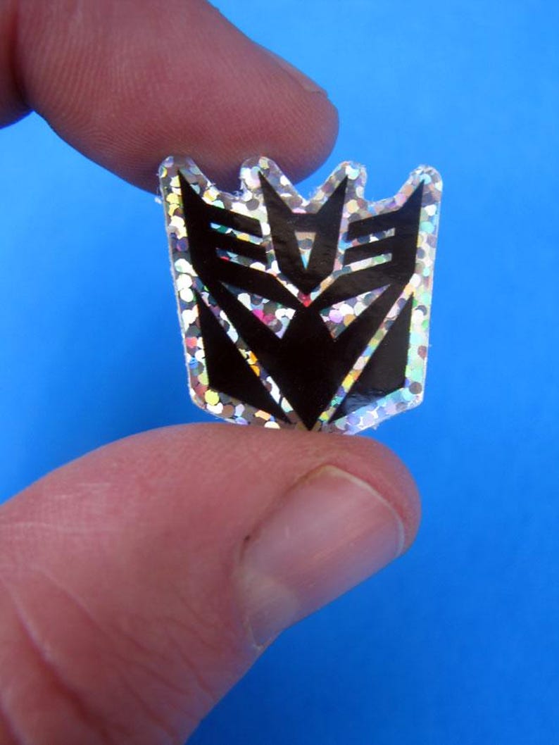 Autobot & Decepticon 1" Mini Stickers Set - Transformers Faction Logos ...