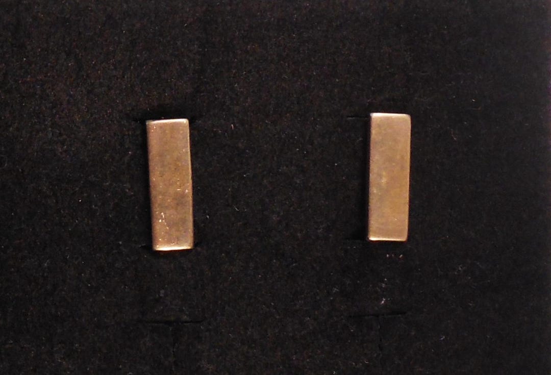 Vintage Military Gold Bar Pins Signifying Rank Done in 10KGF Over ...