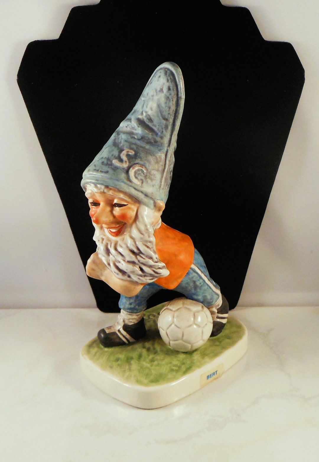 1970's Goebel Co-boy Figurine bert the Soccer Player TMK-5 Cute Gnome ...