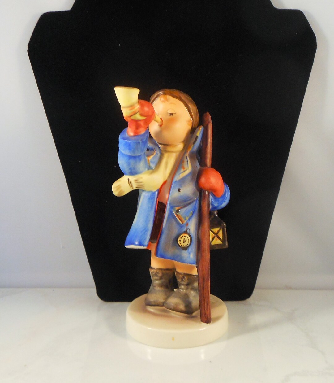 Vintage Goebel Hummel Figurine hear Ye Hear Ye 15/0 TMK-6 Boy With Horn ...