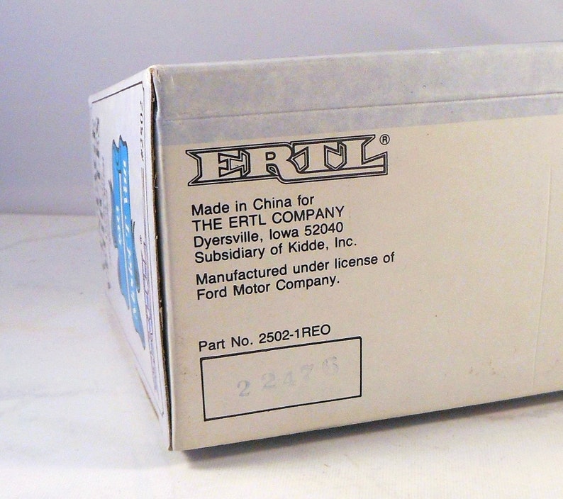 1913 Model T Van Diecast Car by ERTL New Old Stock in Original ...