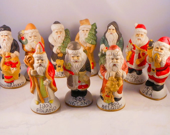 Your Choice Santas Around the World - Various Countries - Hand Painted ...