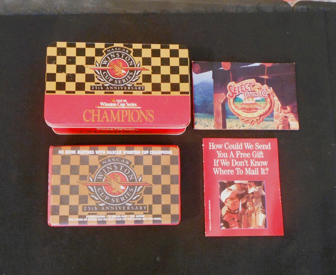 NASCAR Winston Cup Series 25th Anniversary Champions 50 Book Matches in ...