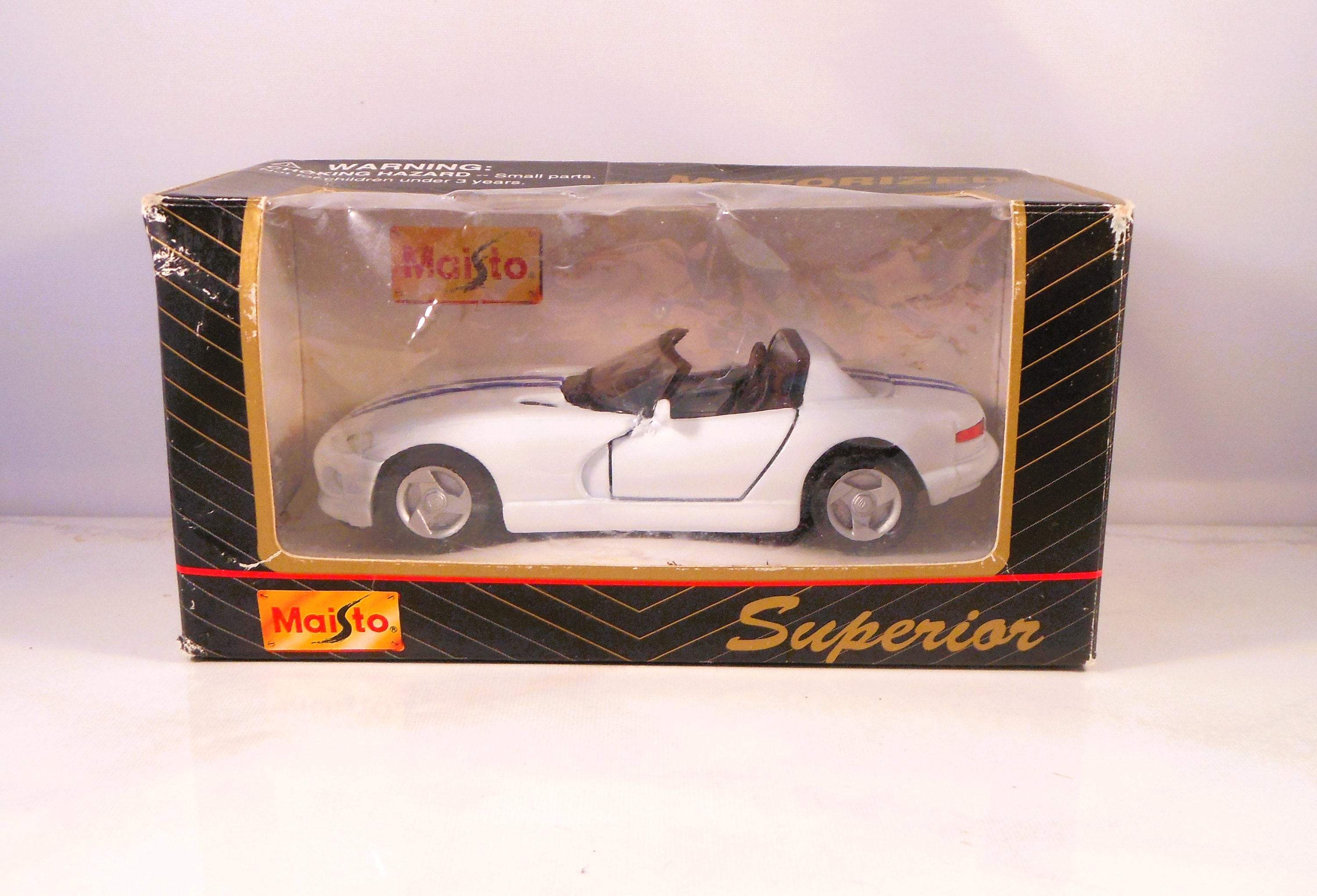 Maisto Superior Motorized 1996 Dodge Viper Diecast Plastic Car 1 38 Scale in Original Box Great Gift for Him Etsy Canada