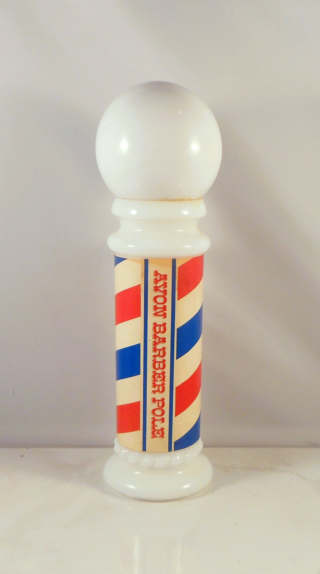 Avon Barber Pole Collectible Bottle - Was Filled With Wild Country ...