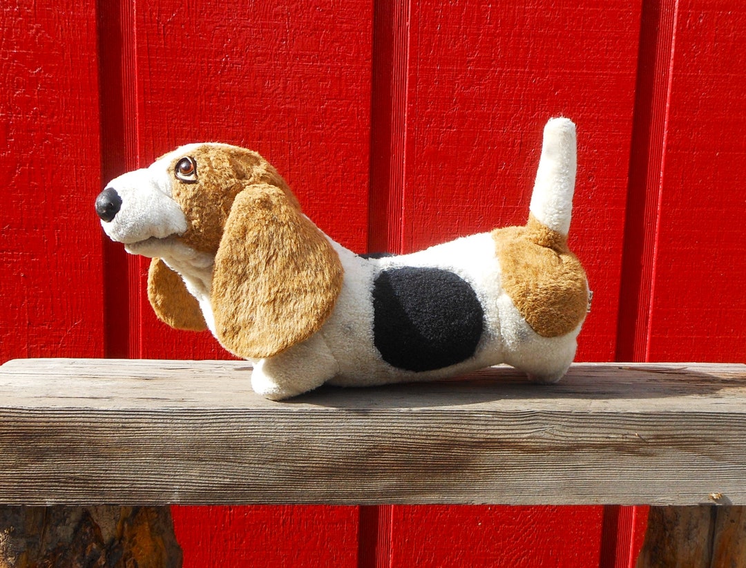 Yomiko Russ Berrie Basset Hound Plush Toy - Collectible Plush - Cute ...