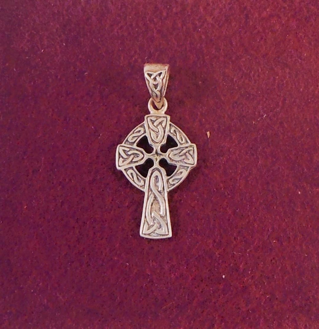 Sterling Silver Celtic Cross Pendant Designed by Peter Stone - Cross ...