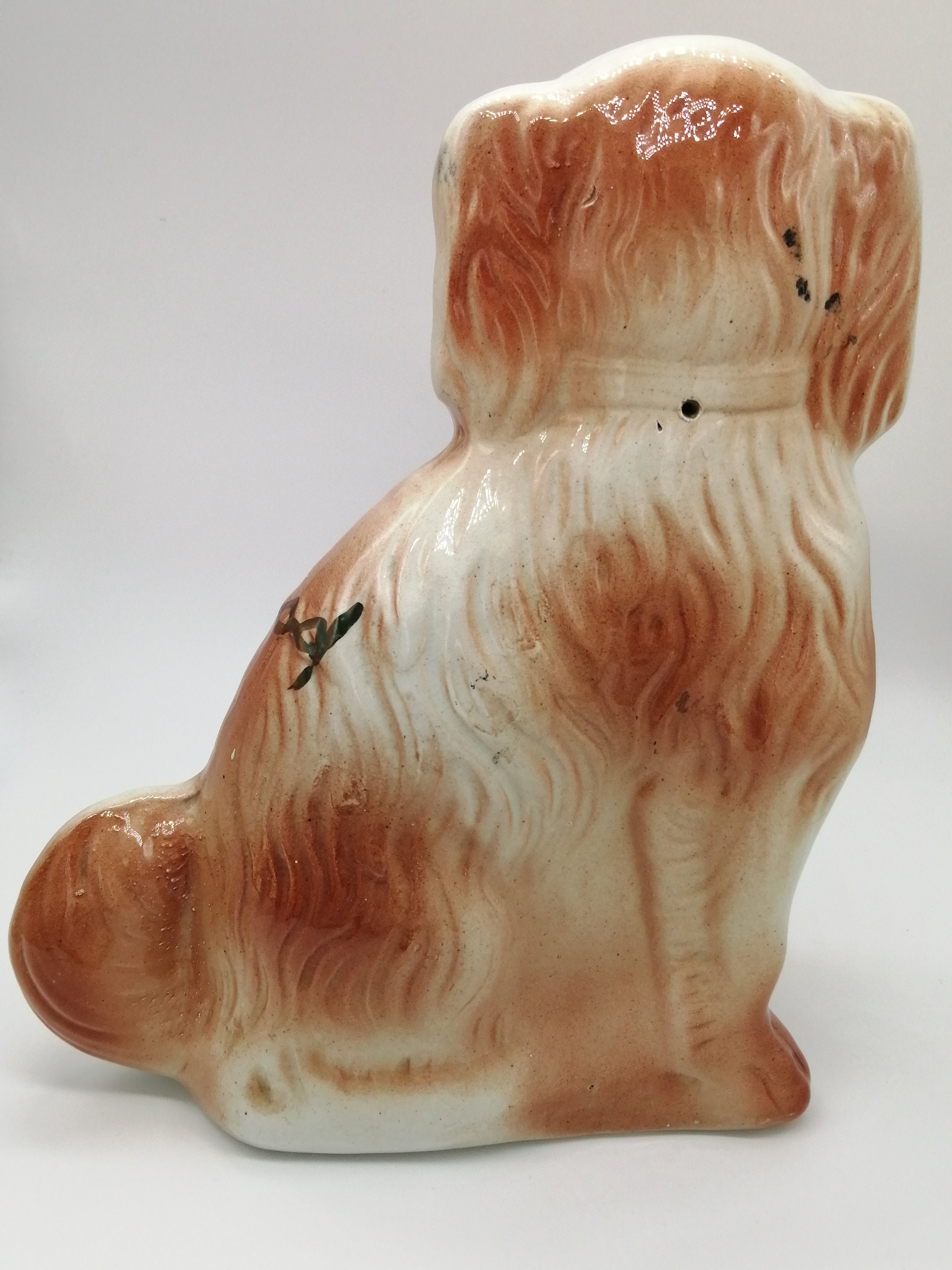 Large Antique Staffordshire Mantle Dog - Etsy