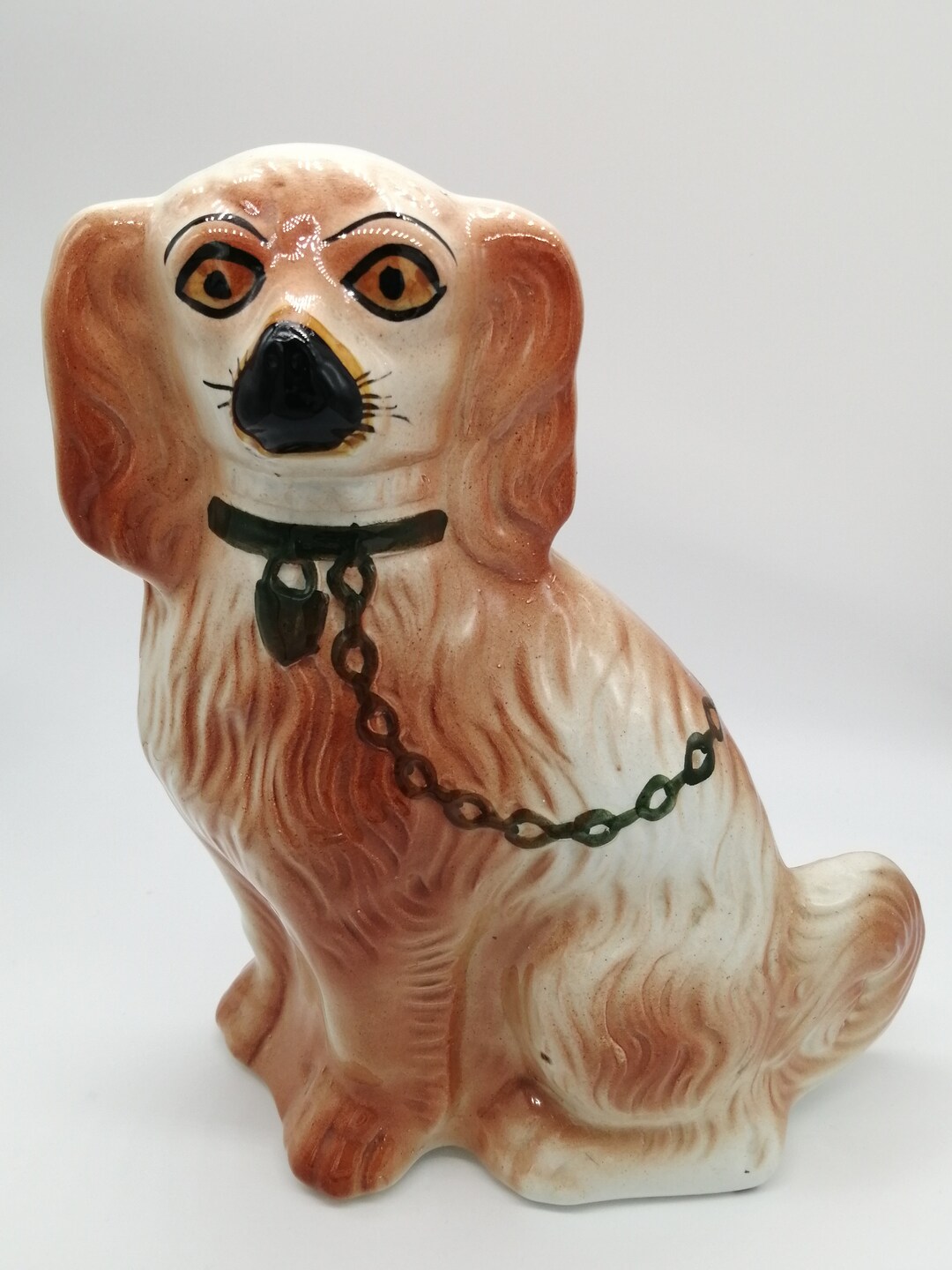 Large Antique Staffordshire Mantle Dog - Etsy