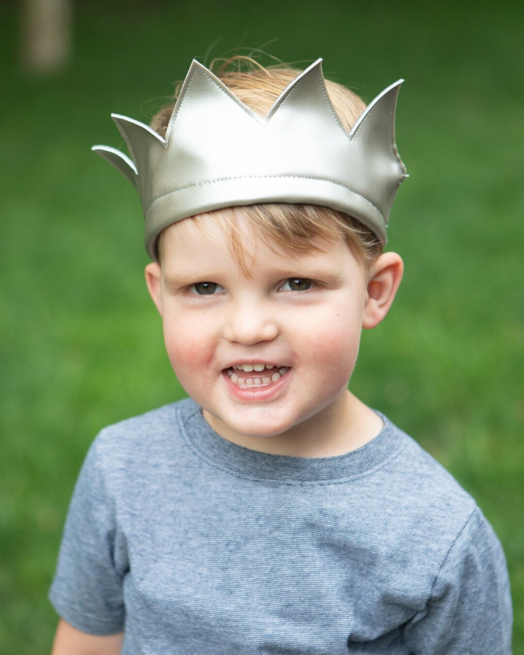 Reversible Child's Play Crown Gender Neutral Imaginative Play Leather ...