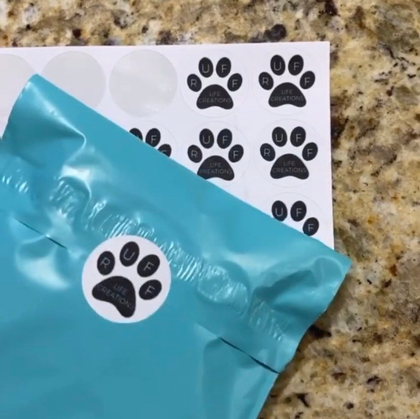 Custom Logo Stickers for Packaging/ Sticker Sheets Packaging | Etsy