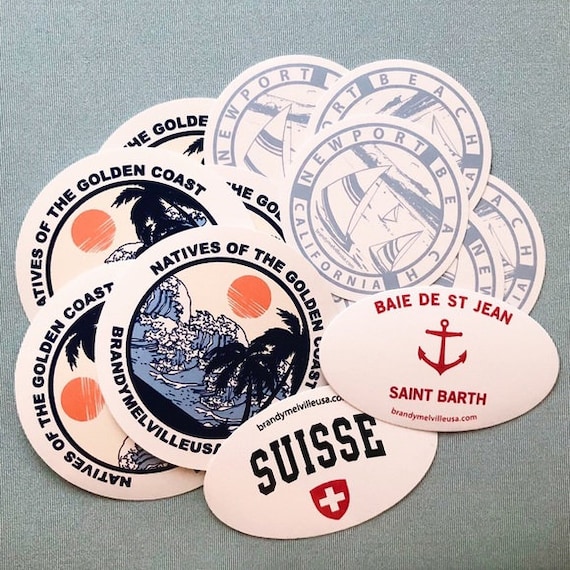 Brandy Melville Stickers Logo