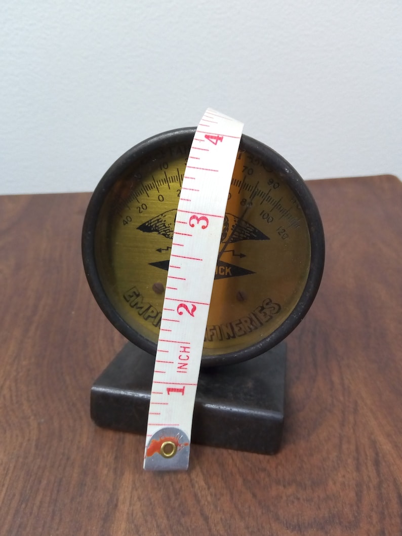 Vintage Crew Levick Desk Thermometer - Etsy