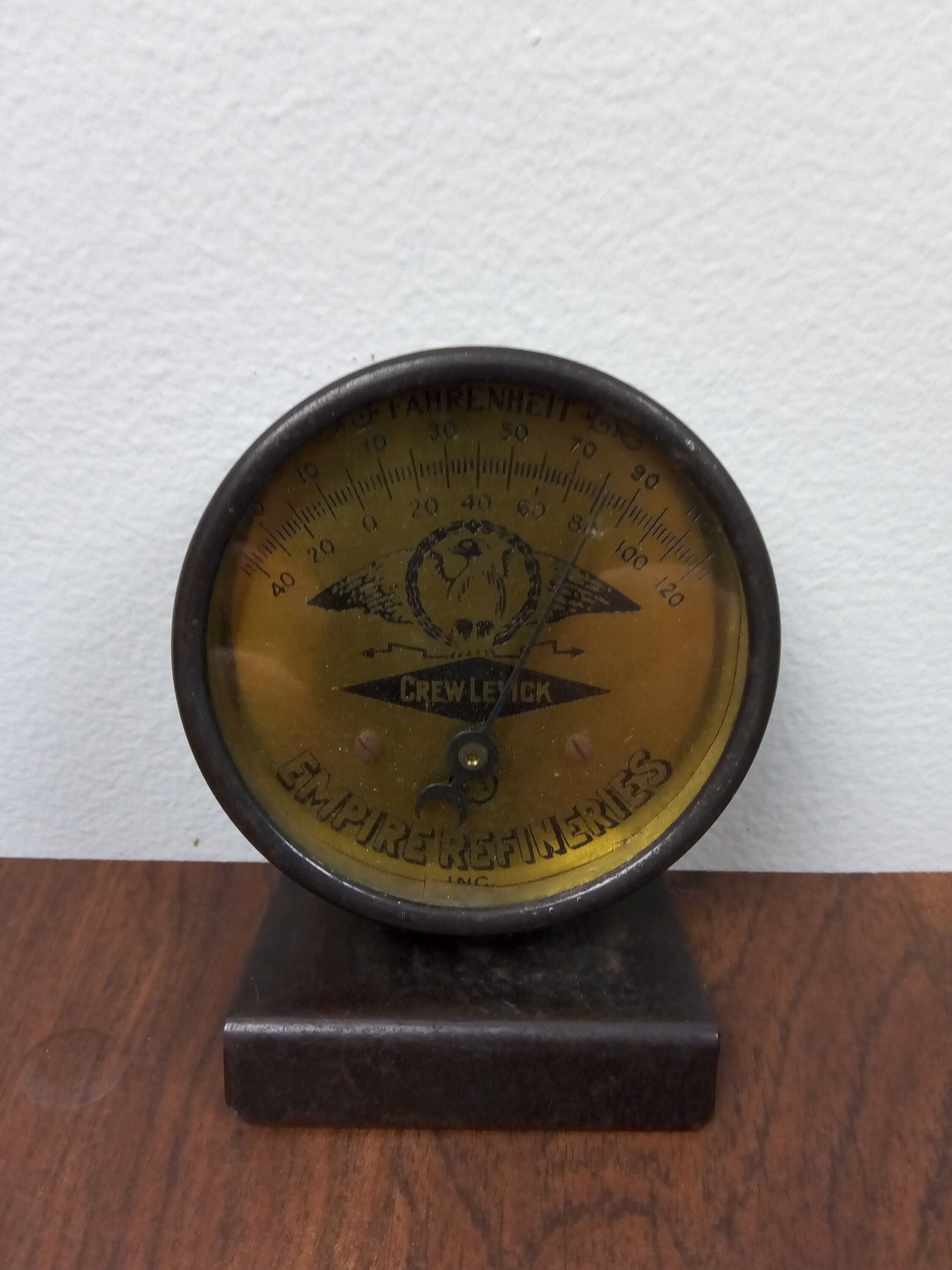 Vintage Crew Levick Desk Thermometer - Etsy