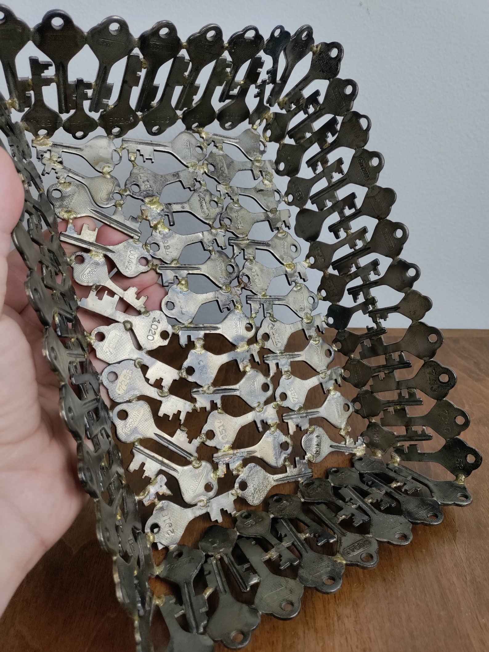 Vintage Metal Key Basket - Etsy