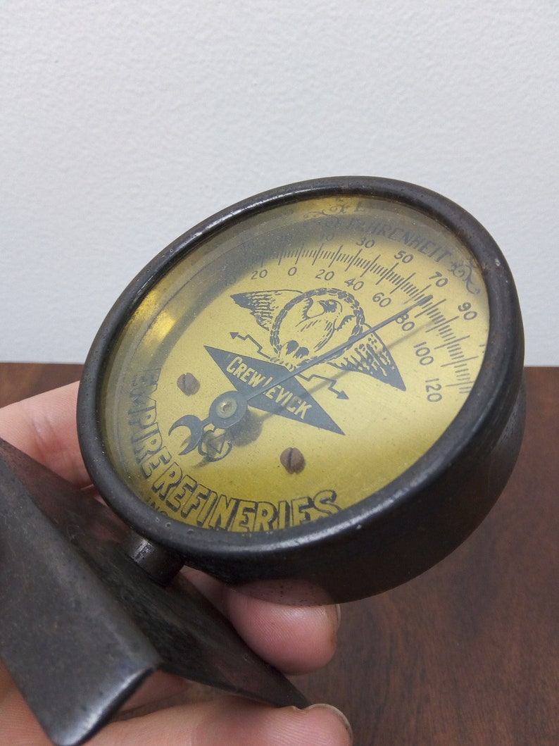 Vintage Crew Levick Desk Thermometer - Etsy