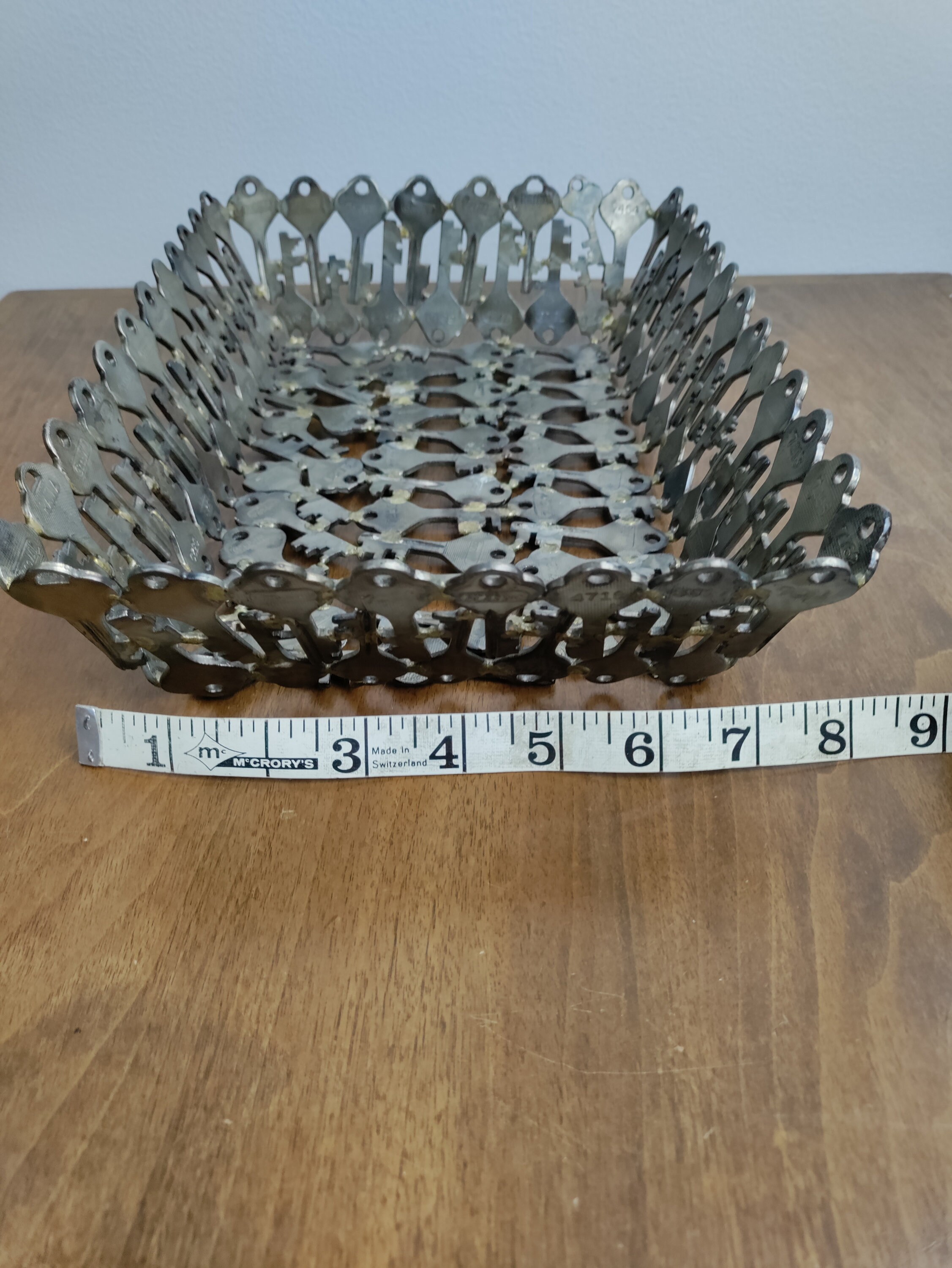 Vintage Metal Key Basket - Etsy